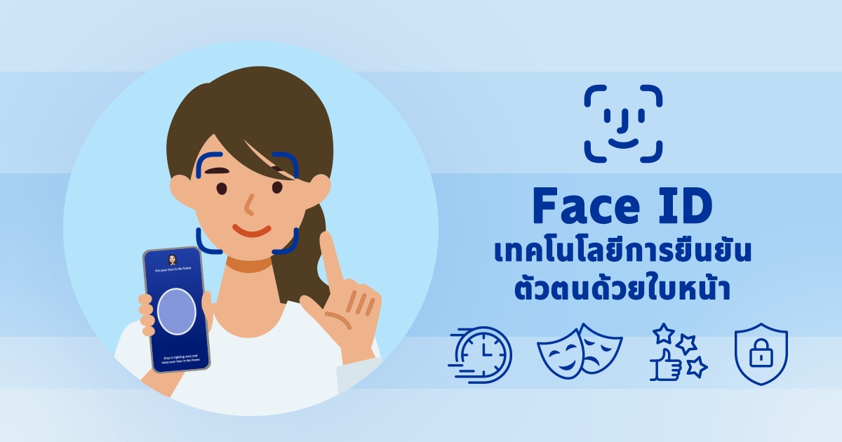 เทคโนโลยียกระดับความปลอดภัย โอนเงินตั้งแต่ 50,000 บาทขึ้นไป ต้องสแกนใบหน้า