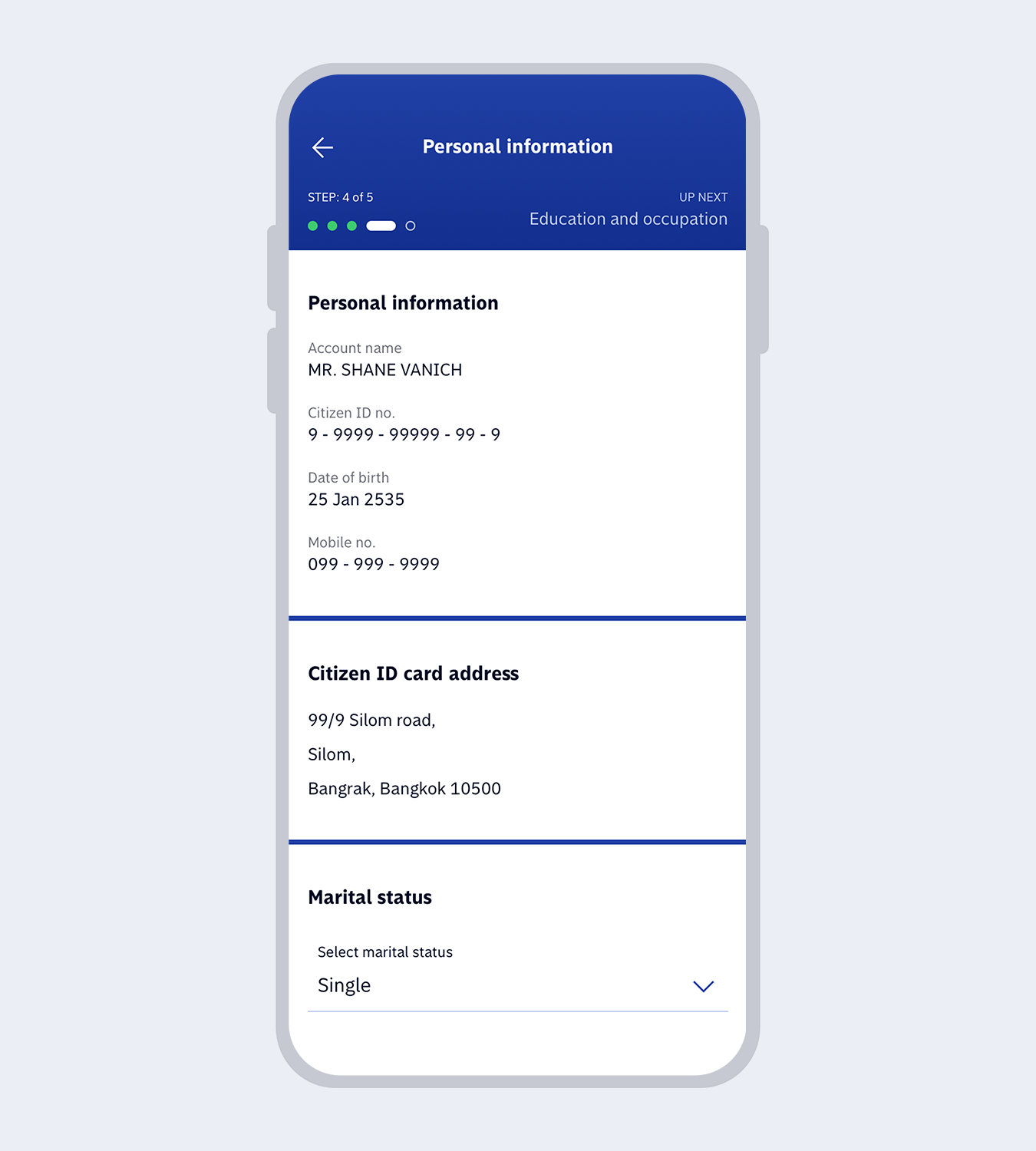 FCD e-Savings account