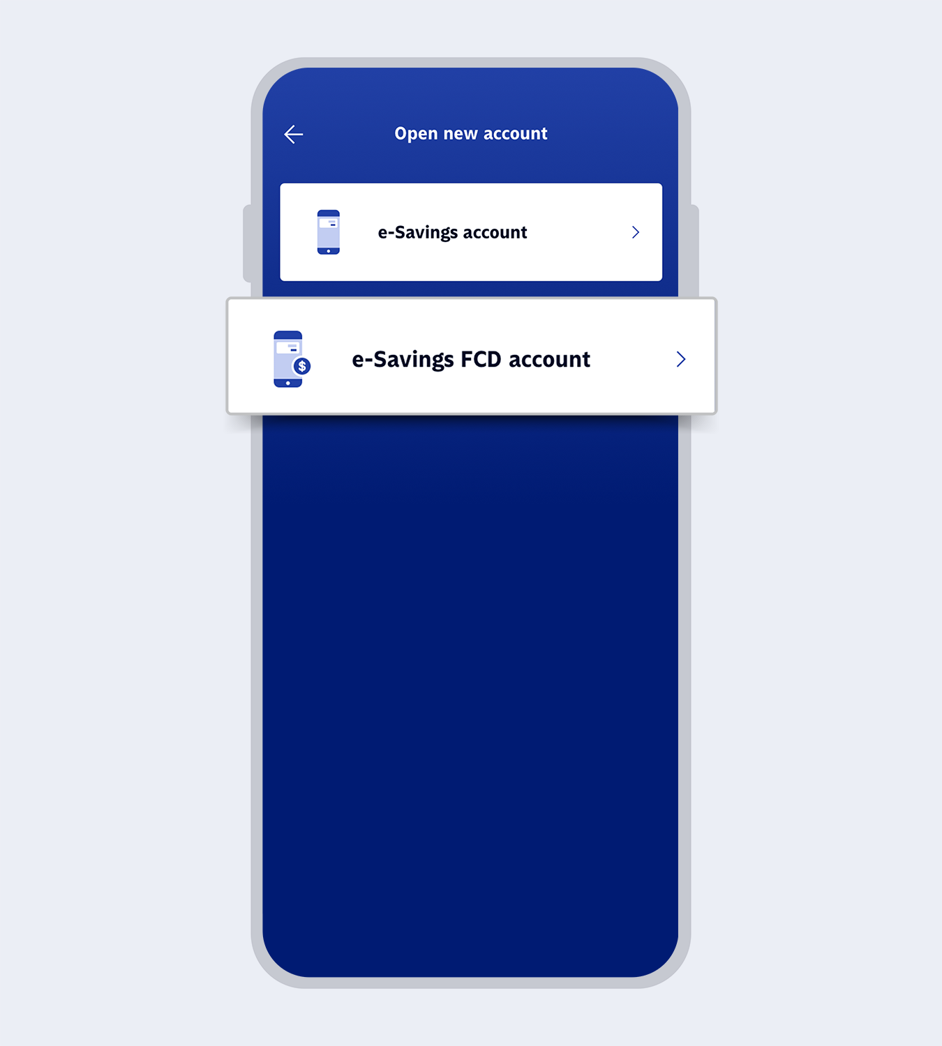 FCD e-Savings account